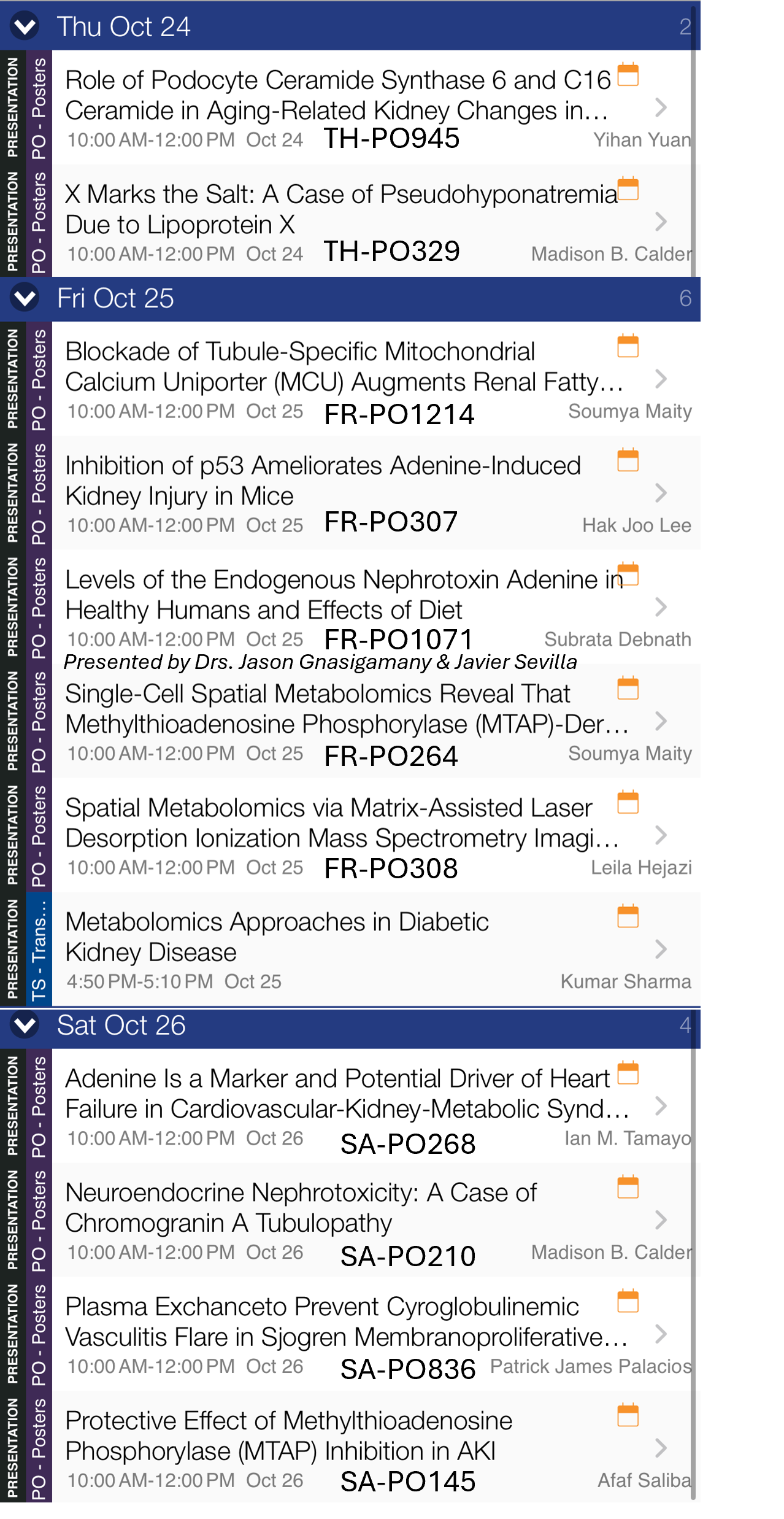 Check our schedule for ASN Kidney Week 2024 - Center for Precision Medicine