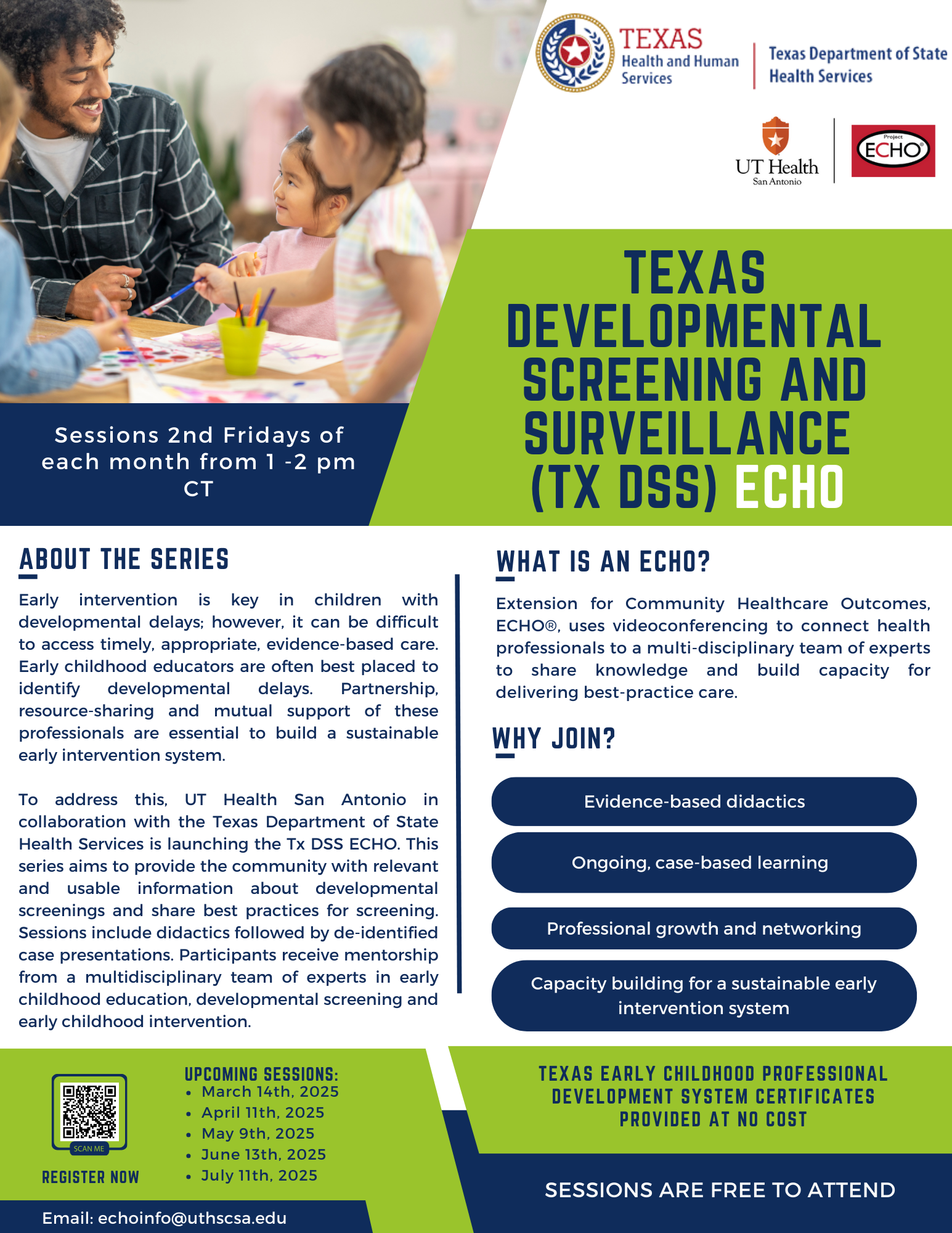 Texas Developmental Screening and Surveillance (Tx DSS) ECHO - ECHO